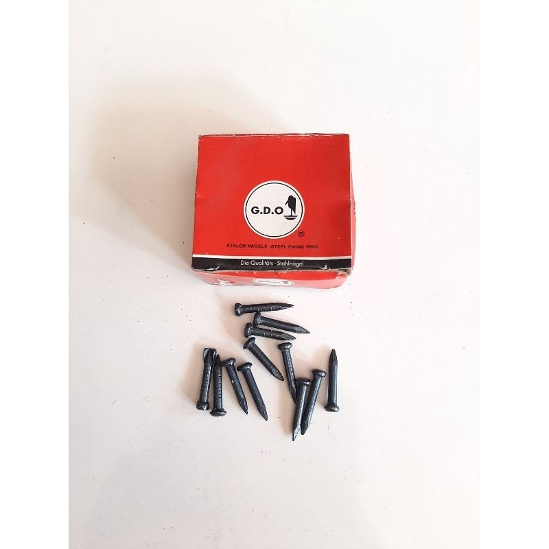 Jual Paku beton hitam 2cm paku tembok 20mm | Shopee Indonesia