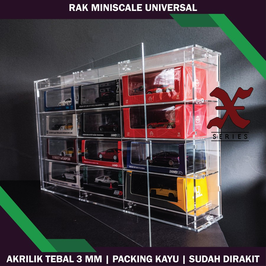 Jual TERRA X Series Rak Akrilik Inno64, CM Model, Time Micro, Miniscale ...