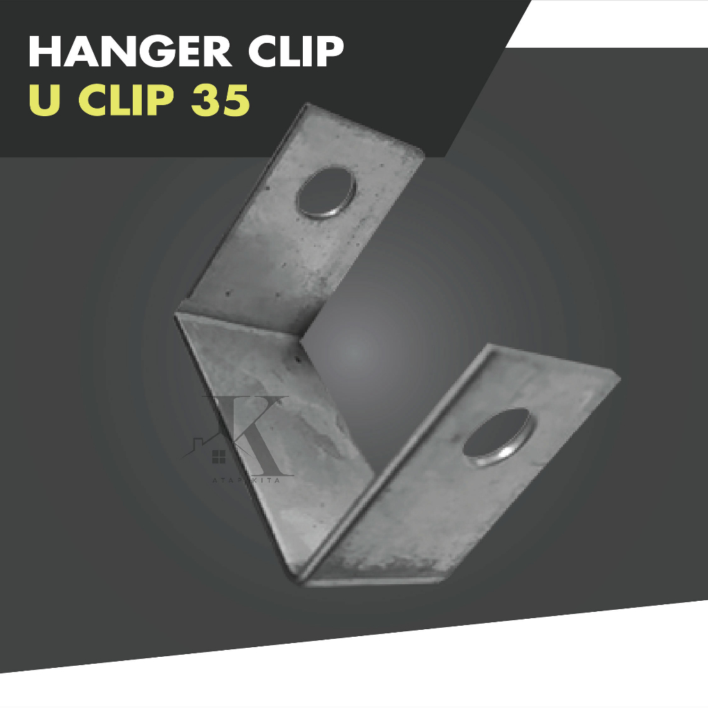 Jual Hanger Clip 35 / U Clamp / U Clip 35 / UFC Bracket / U Gantungan ...