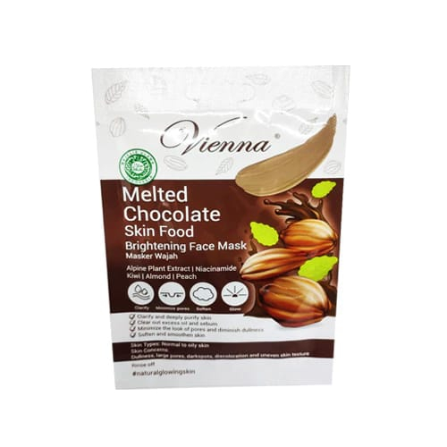 Jual Vienna Brightening Face Mask Melted Chocolate Sachet 15ml | Shopee ...