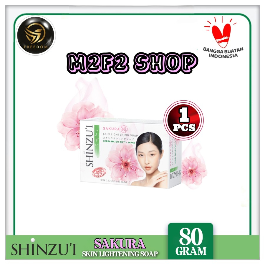 Jual SHINZUI SAKURA Skin Lightening Bar Soap | Sabun Batang 80 gr ...