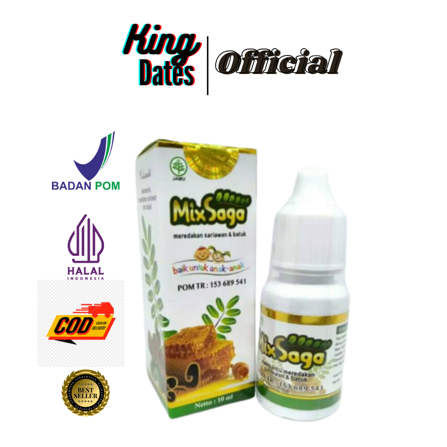 Jual Mix Saga Membantu Meredakan Batuk dan Sariawan Obat Tetes | Shopee ...