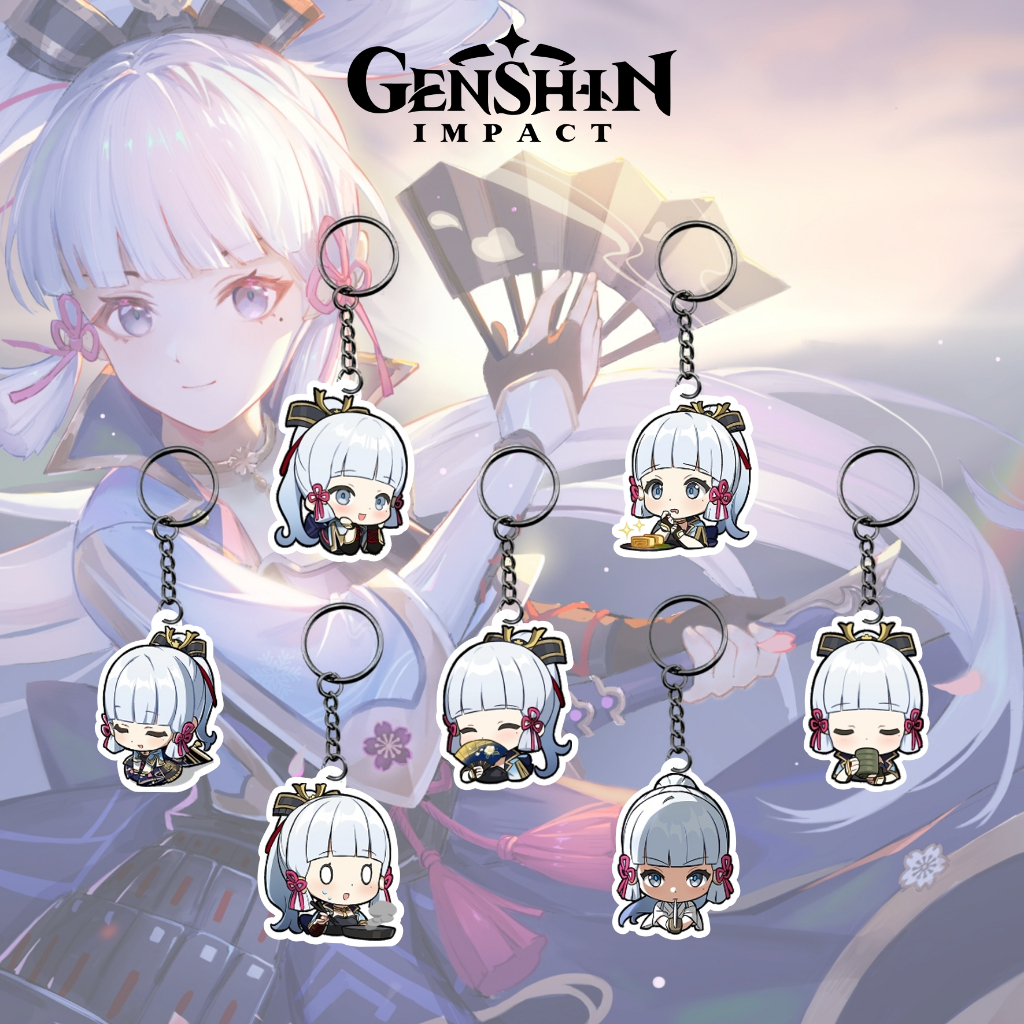 Jual Gantungan Kunci Genshin Impact Edisi AYAKA dan Bisa Custom Satuan | Shopee Indonesia