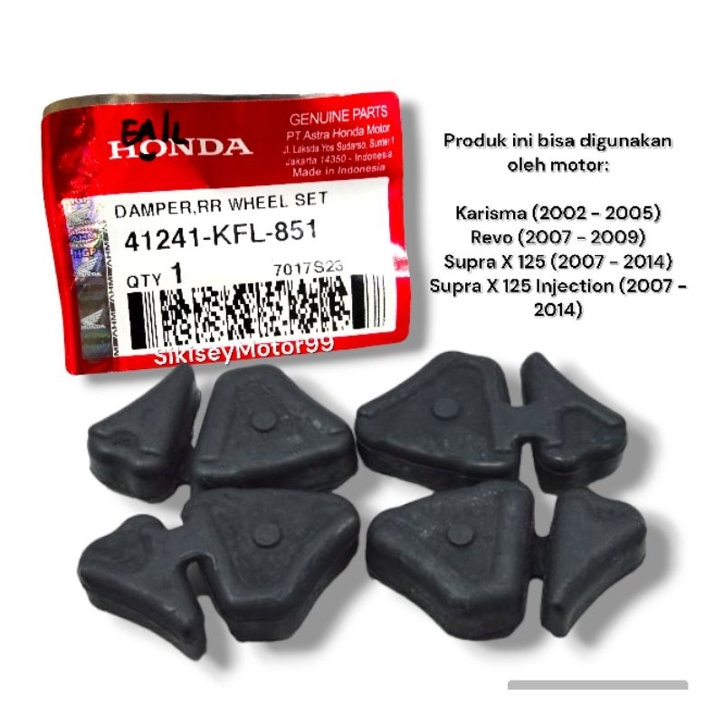 Jual KARET TROMOL REVO ABSOLUTE, SUPRA X 125, BLADE Original AHM 41241 ...