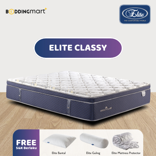 Jual ELITE SPRING BED INFINITY CLASSY | FULL SET | 100% ORIGINAL ...