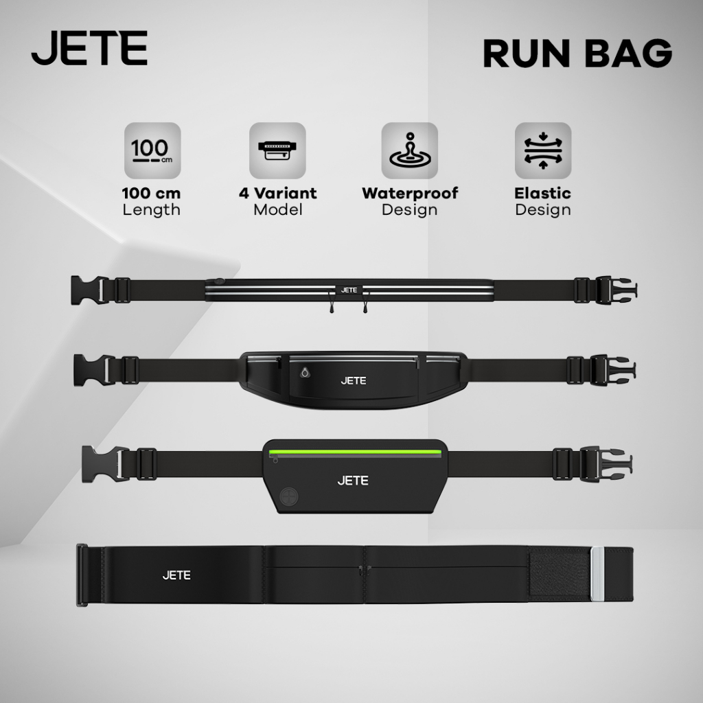 Jual JETE Run Bag Waterproof 4 Model Tas Lari Olahraga Running Bag ...