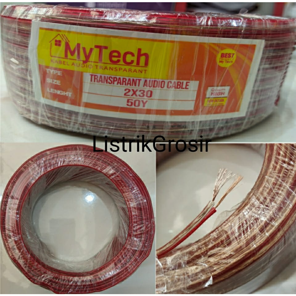 Jual MyTech Kabel Monster Bening Kabel Transparan Kabel Audio Speaker ...
