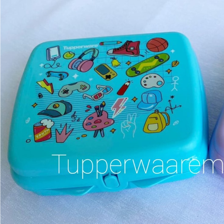 Jual TEPAK MAKAN/ KOTAK BEKAL TUPPERWARE CLIP KEEPER LUNCH BOX ANAK ...