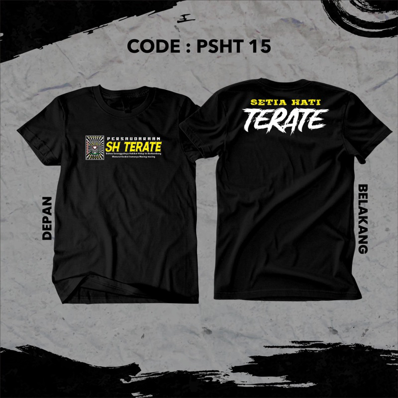 Jual Kaos PSHT Logo Simpel - Kaos Terate simpel - Kaos SH Terate Katun ...