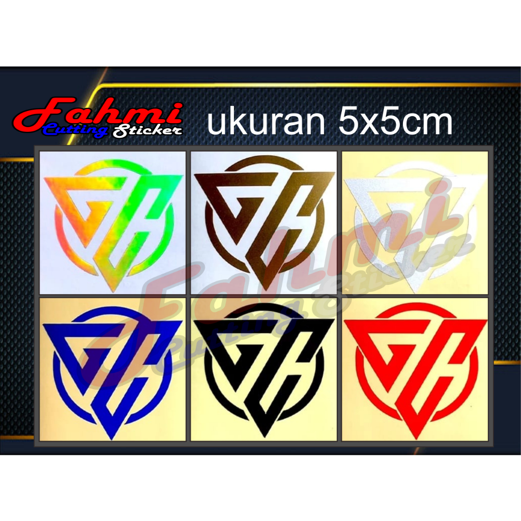 Jual sticker gc cutting 5x5cm | Shopee Indonesia