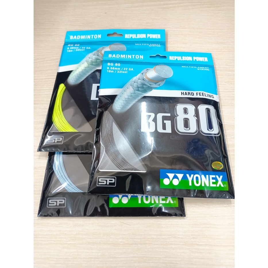 Jual senar raket badminton original bg 80 Senar Badminton Merek Yonex ...