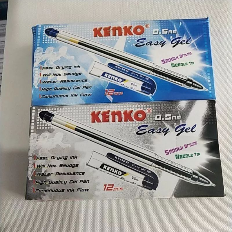 Jual Pulpen/Gel Pen/Pena KENKO Easy Gel 0,5 mm (12 Pcs) | Shopee Indonesia