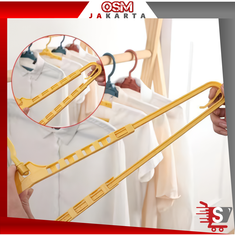 Jual OSM JKT H6006 Gantungan Baju 1pcs / Gantungan Pakaian / Hanger ...