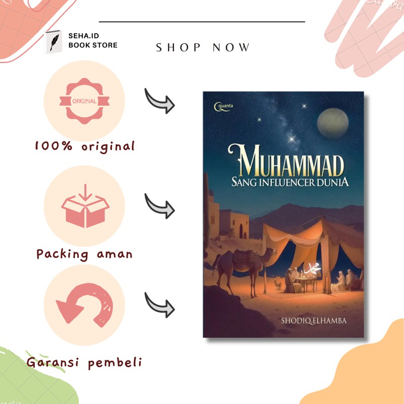 Jual Buku Muhammad Sang Influencer Dunia - Shodiq.elhamba | Shopee ...