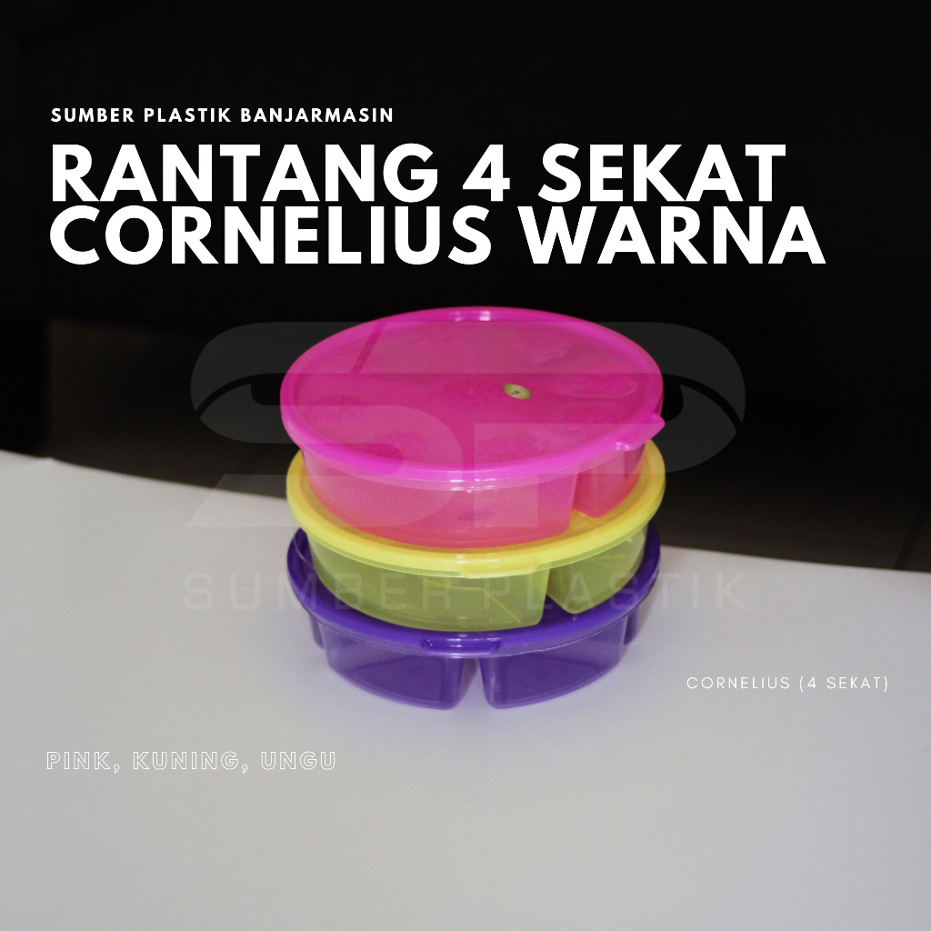 Jual Rantang Catering Sekat 4 New Cornelius Wadah Nasi Lauk Serbaguna ...