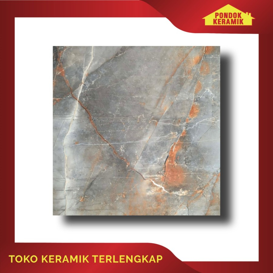 Jual Granit Lantai Hela 60x60 Motif Marmer Abu-Abu / Glaze Tile Marmer Grey 1125 | Shopee Indonesia
