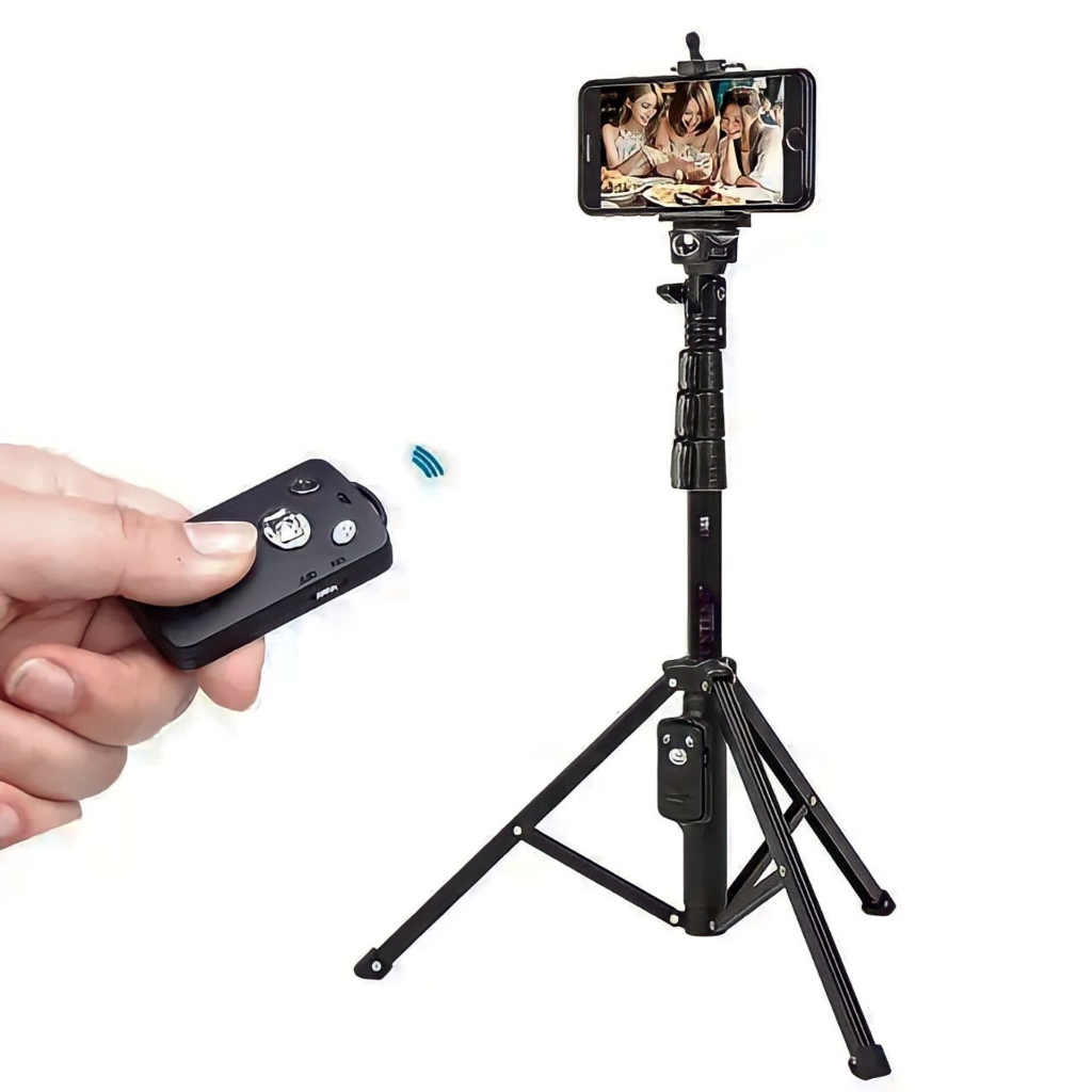 Jual TRIPOD/TONGSIS + REMOTE SELFIE+ HOLDER U TRIPOD YUNTENG 1388 BESI ...