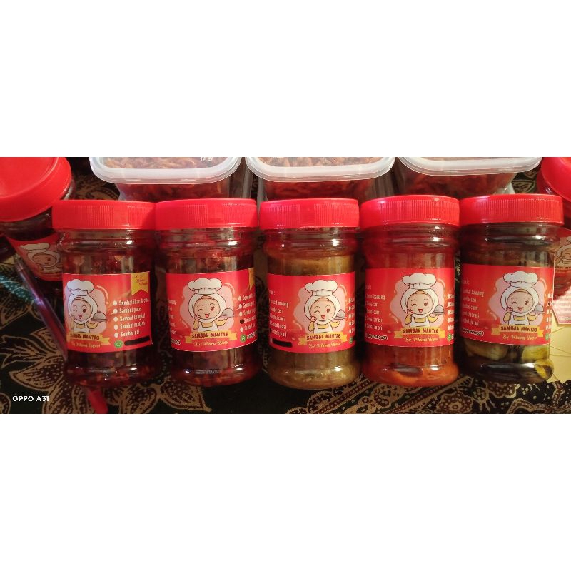 Jual Sambel Teri/sambal kemasan/sambal botol 150ml | Shopee Indonesia