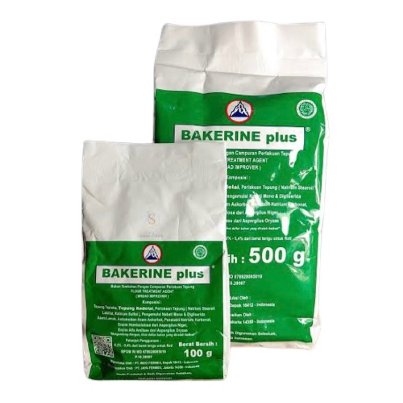 Jual BREAD IMPROVER BAKERIN PLUS / PELEMBUT ROTI 100GR & 500GR | Shopee ...