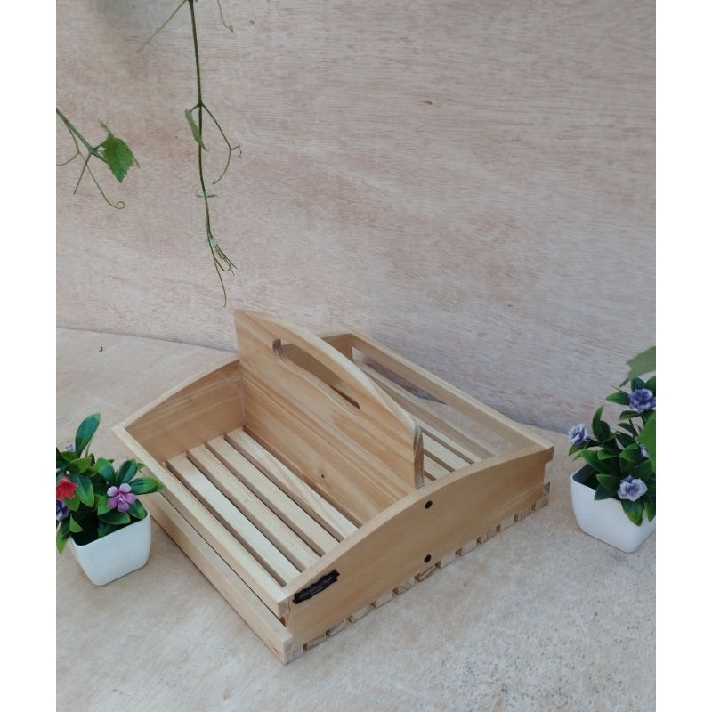 Jual Rak jinjing kayu# rak buah # rak bumbu# rak kueh# rak dapur kayu ...