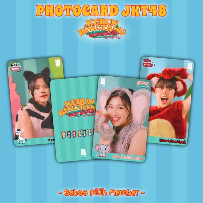 Jual PC Photocard JKT48 Kebun Binatang Saat Hujan (Ame No Doubutsuen) Unofficial/Fanmade ...