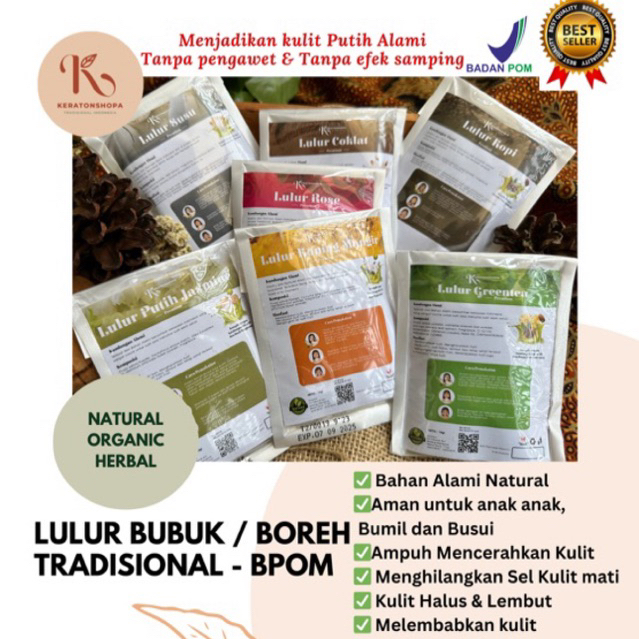 Jual Lulur Badan Bubuk Alami Tradisional | Shopee Indonesia