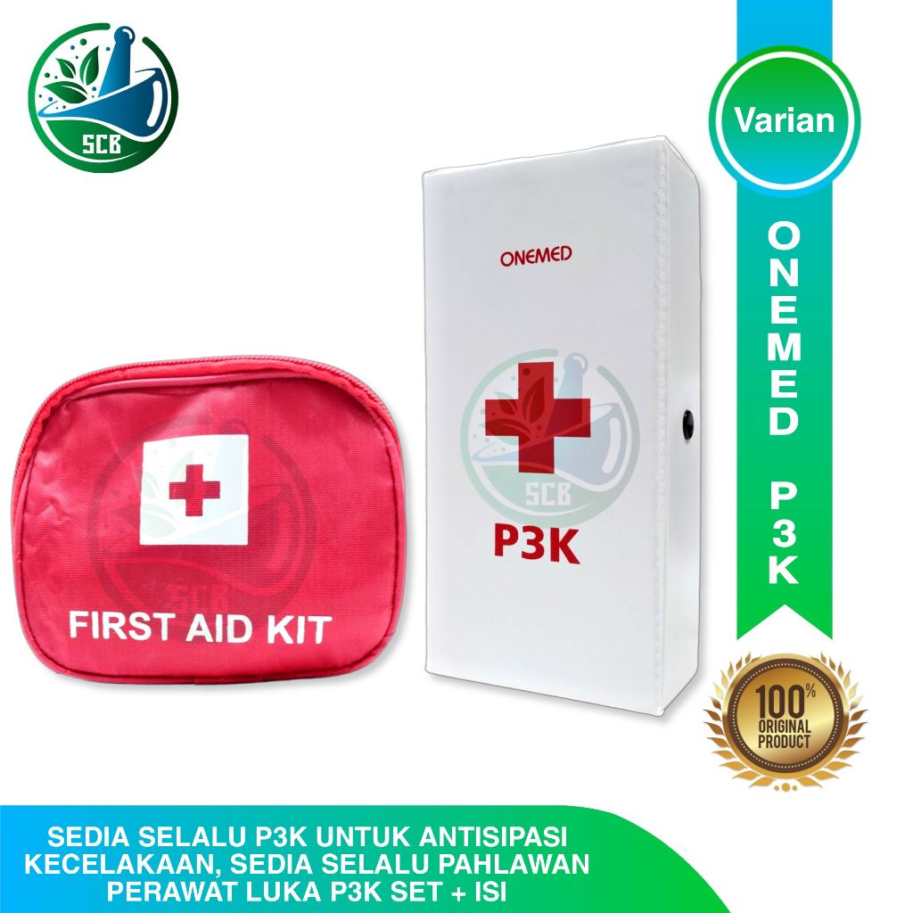 Jual Kotak P3K OneMed Lengkap First Aid Kit Mobil | Shopee Indonesia