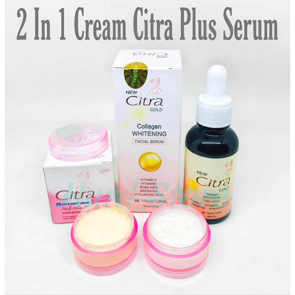 Jual Paket 2 In 1 Citra - Serum Citra 30ml Plus Cream Citra Susun Siang ...