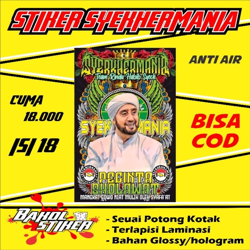 Jual Stiker Syekhermania I Stiker Viral I Stiker bersholawat | Shopee ...