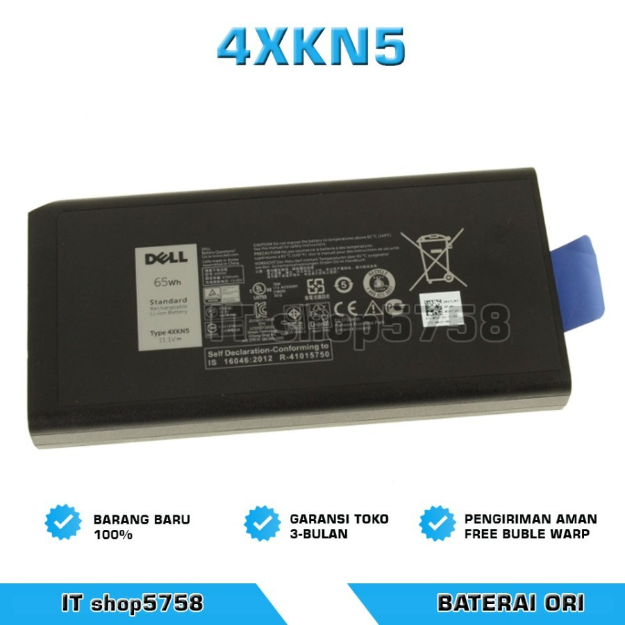 Jual Baterai Battery DELL Latitude 14 RUGGED 5404 7404 12-7204 P45G 4XKN5 | Shopee Indonesia