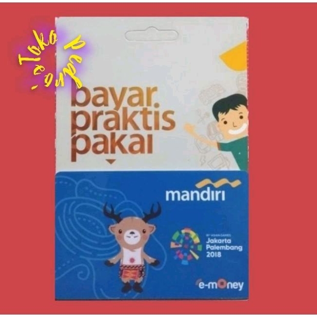 Jual Mandiri eMONEY MERCHANDISE event Asian Games 2018 Maskot Edition ...