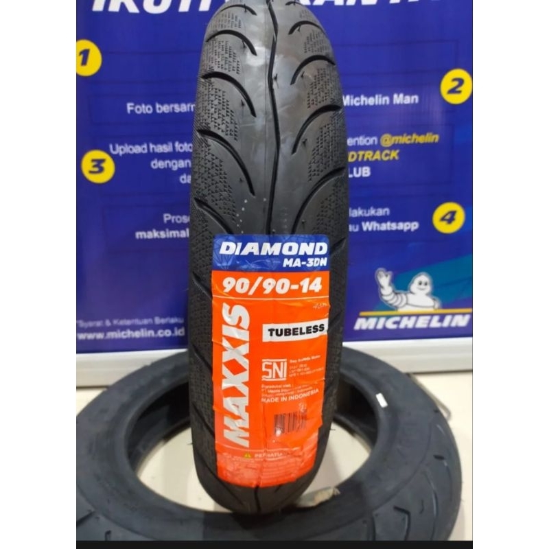 Jual MAXXIS DIAMOND 90/90-14 TUBLES | Shopee Indonesia