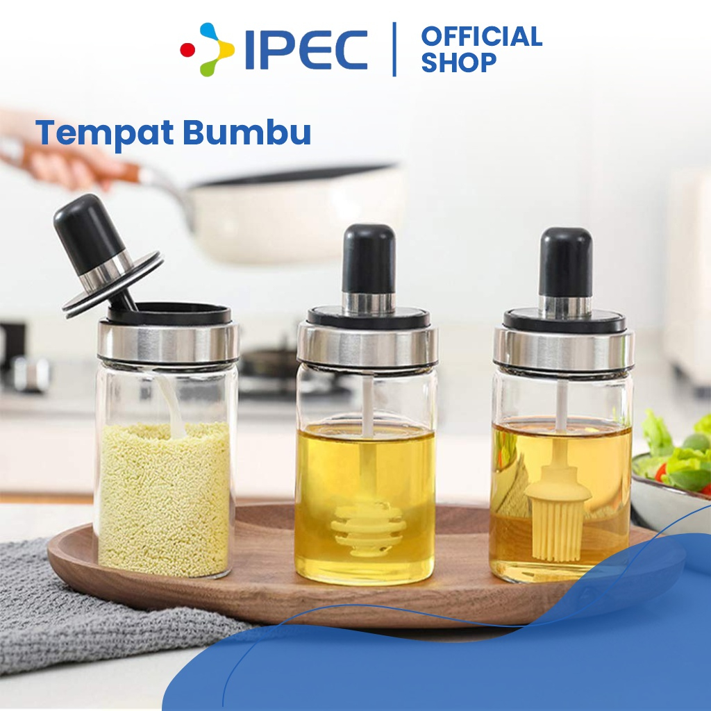 Jual BOTOL BUMBU DAPUR / TOPLES BUMBU DAPUR / TEMPAT BUMBU RACIKAN KACA ...