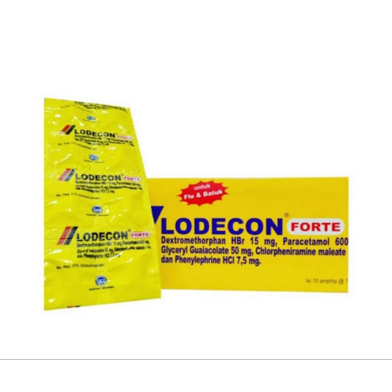 Jual Lodecon Forte Strip 10 Kap | Shopee Indonesia