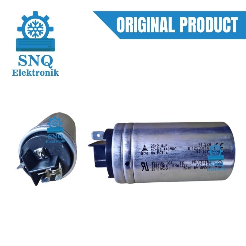 Jual Kapasitor ac original panasonic 1/2 PK dan 3/4 PK 25+2 uf ...