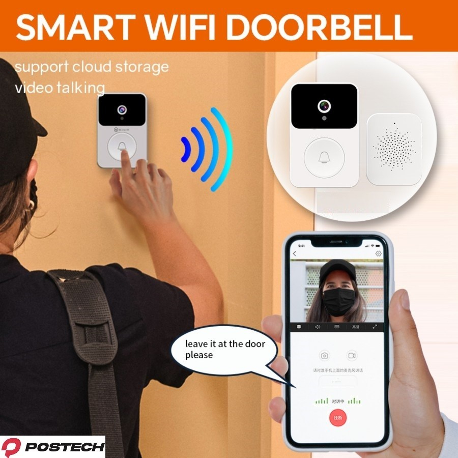 Jual Bel Rumah Bell Pintu Camera Dan Suara Wifi Intercom Smart Door ...