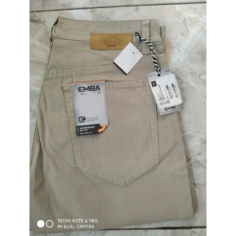 Jual Celana Cassual panjang EMBA | Shopee Indonesia