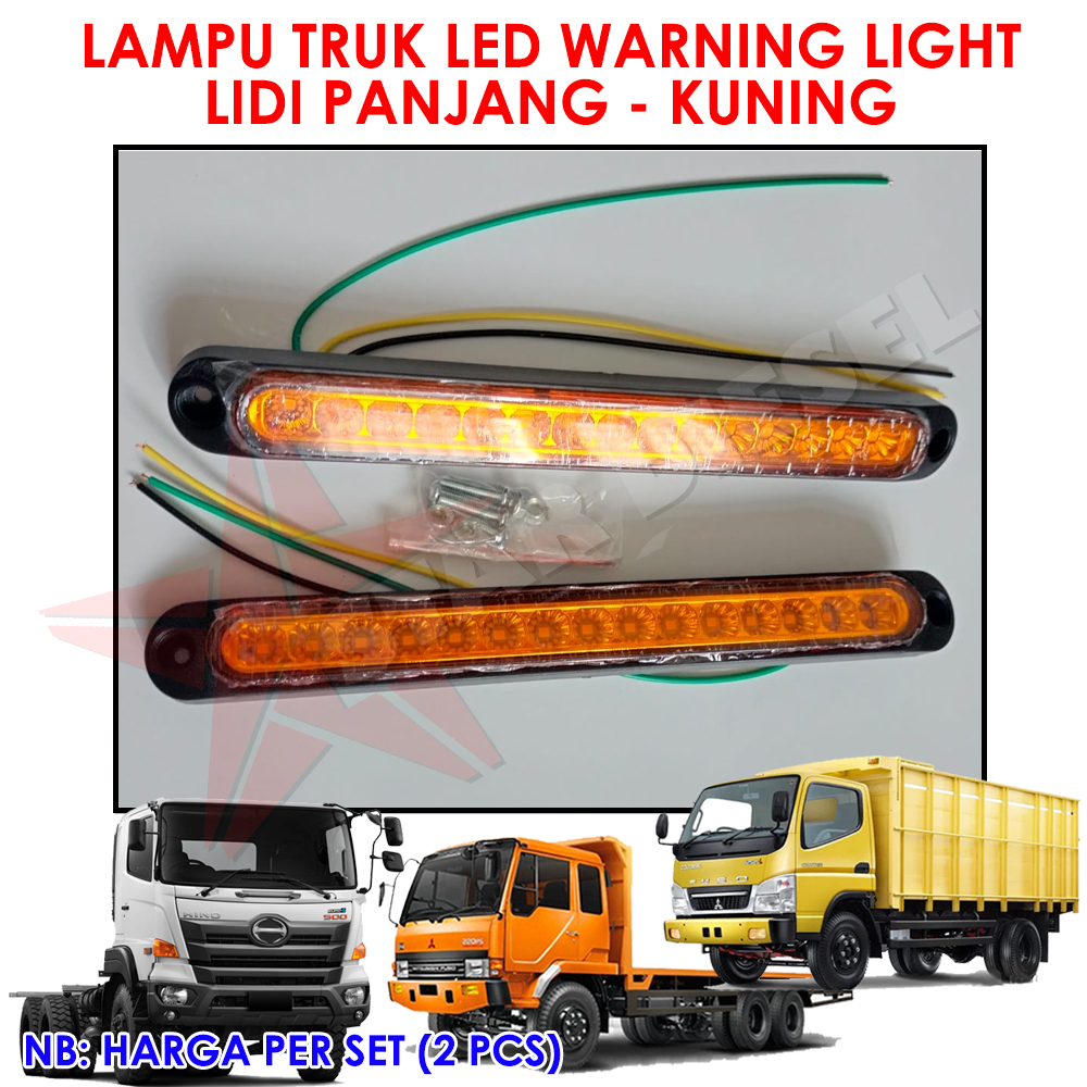 Jual LAMPU SAMPING BUS LED VARIASI LAMPU BUS LAMPU LIDI PANJANG 24V SG ...