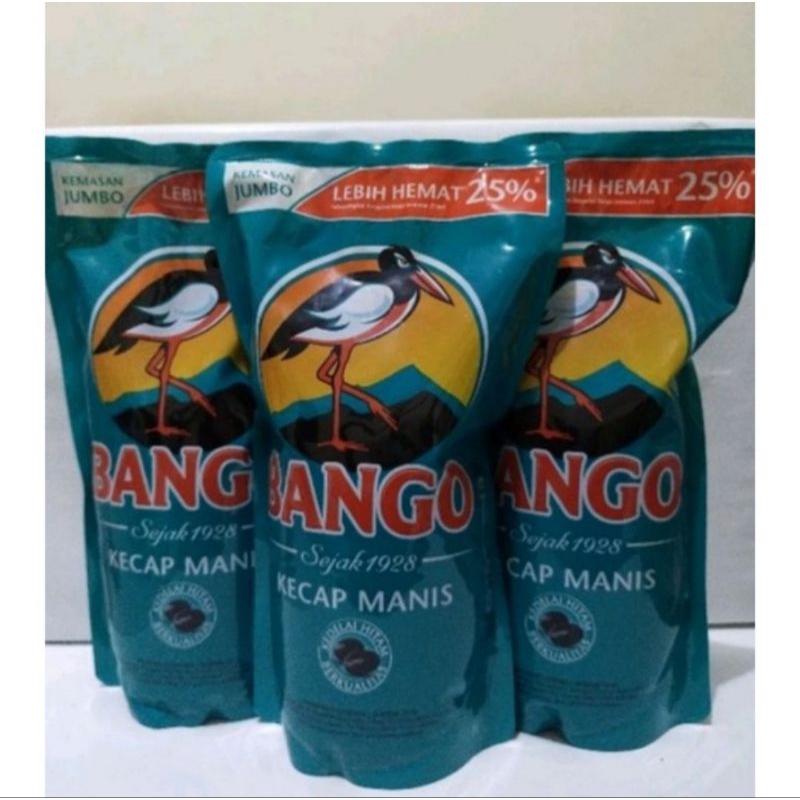 Jual KECAP MANIS BANGO 735 ML KEMASAN POUCH | Shopee Indonesia