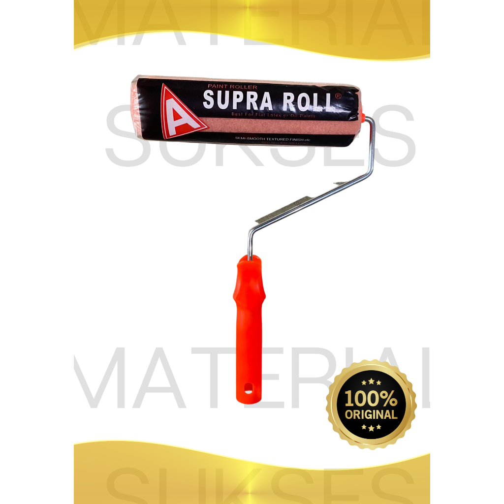 Jual KUAS SUPRA ROLL COPOT 9INCH / KUAS CAT TEMBOK | Shopee Indonesia