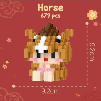 Jual NANO BLOCK 12 SHIO SERIES / 12 Chinese Zodiac / BRICKS EDUCATION ...