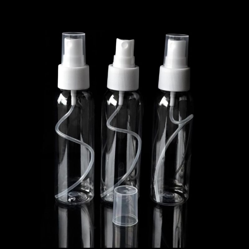 Jual Botol Spray 100ml PET BR natural 100 ml Botol Bening Tutup Semprot ...