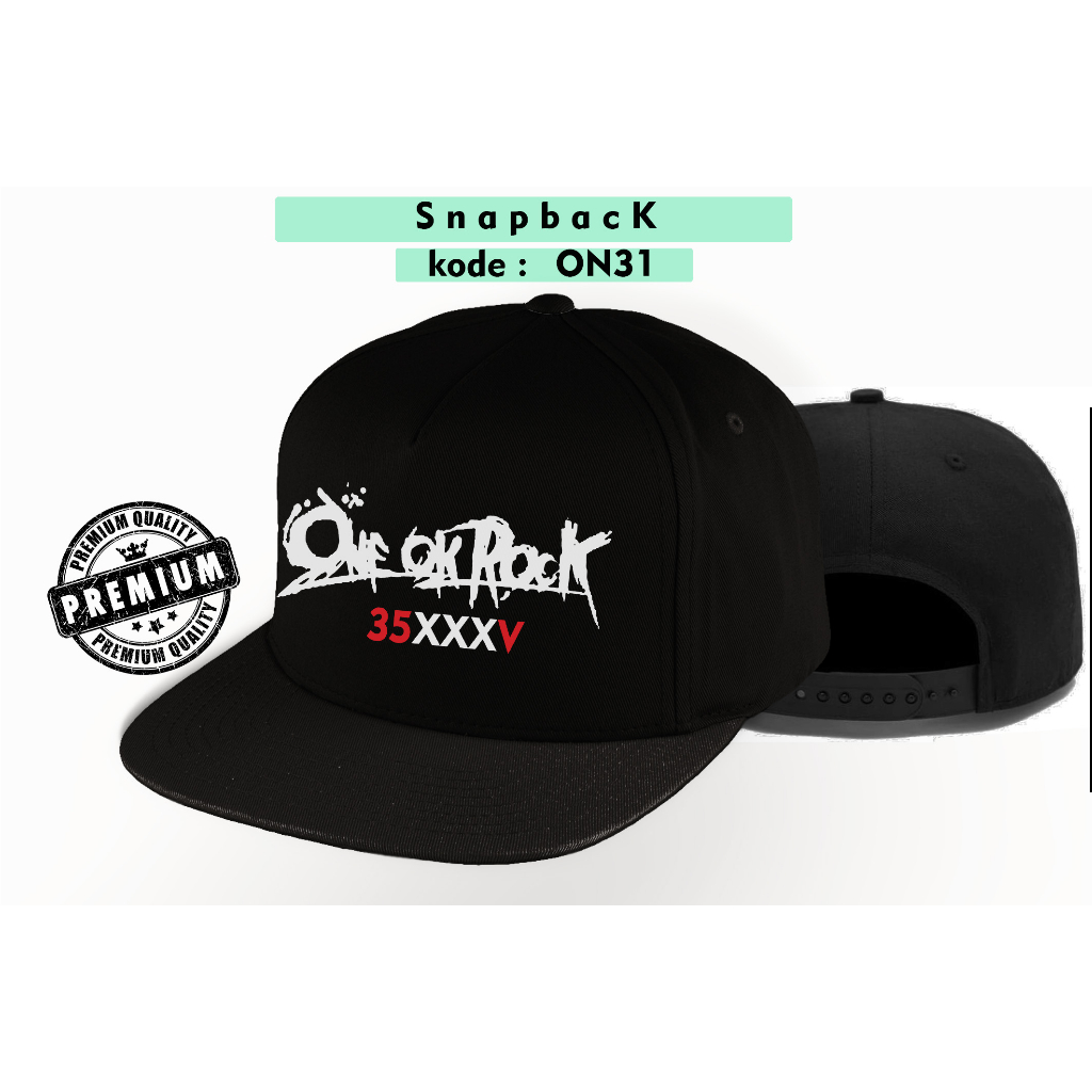 Jual Topi one ok rock 35xxxv snapback trucker distro on31 | Shopee ...