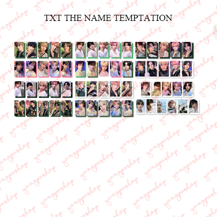Jual [PO / SET] TXTT THE NAME TEMPTATION TXT PHOTOCARD FAN MADE ...