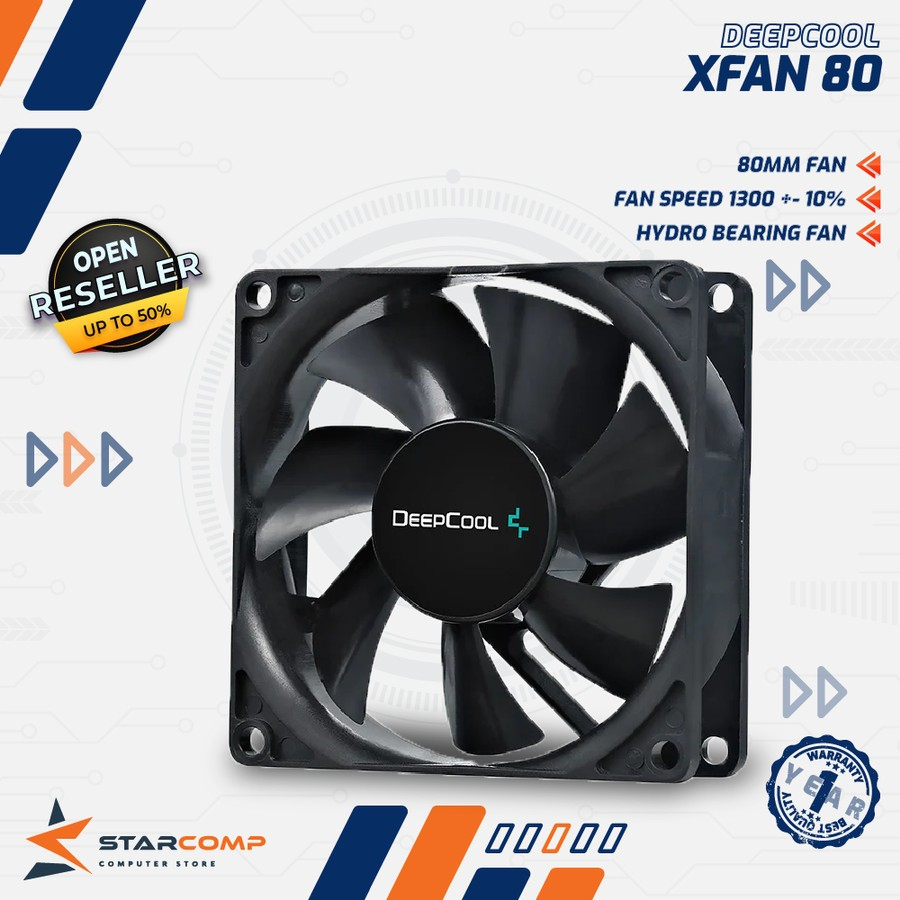 Jual Deepcool XFAN 8cm Black Fan Casing | Shopee Indonesia