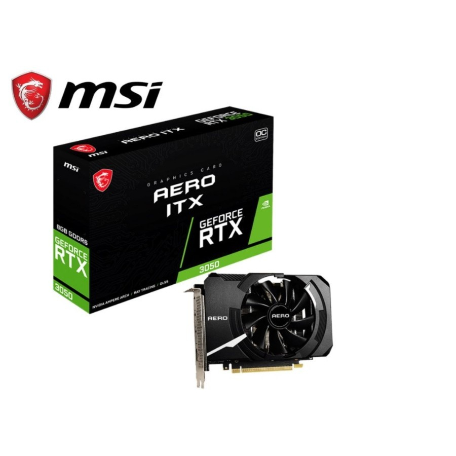 Jual MSI GeForce RTX™ 3050 AERO ITX 8G OC RTX 3050 8GB GDDR6-RTX 3050 ...