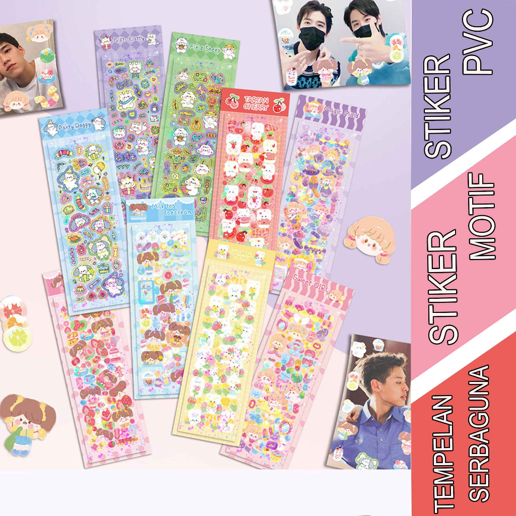 Jual Stiker Tempel Motif - Stiker Pvc - Stiker Tempel - 1pcs | Shopee Indonesia