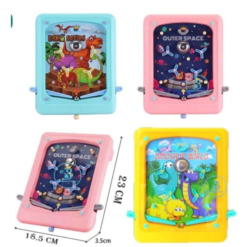 Jual Pinball Mainan Anak Board Game Puzzle Bola Labirin Mini Portable ...