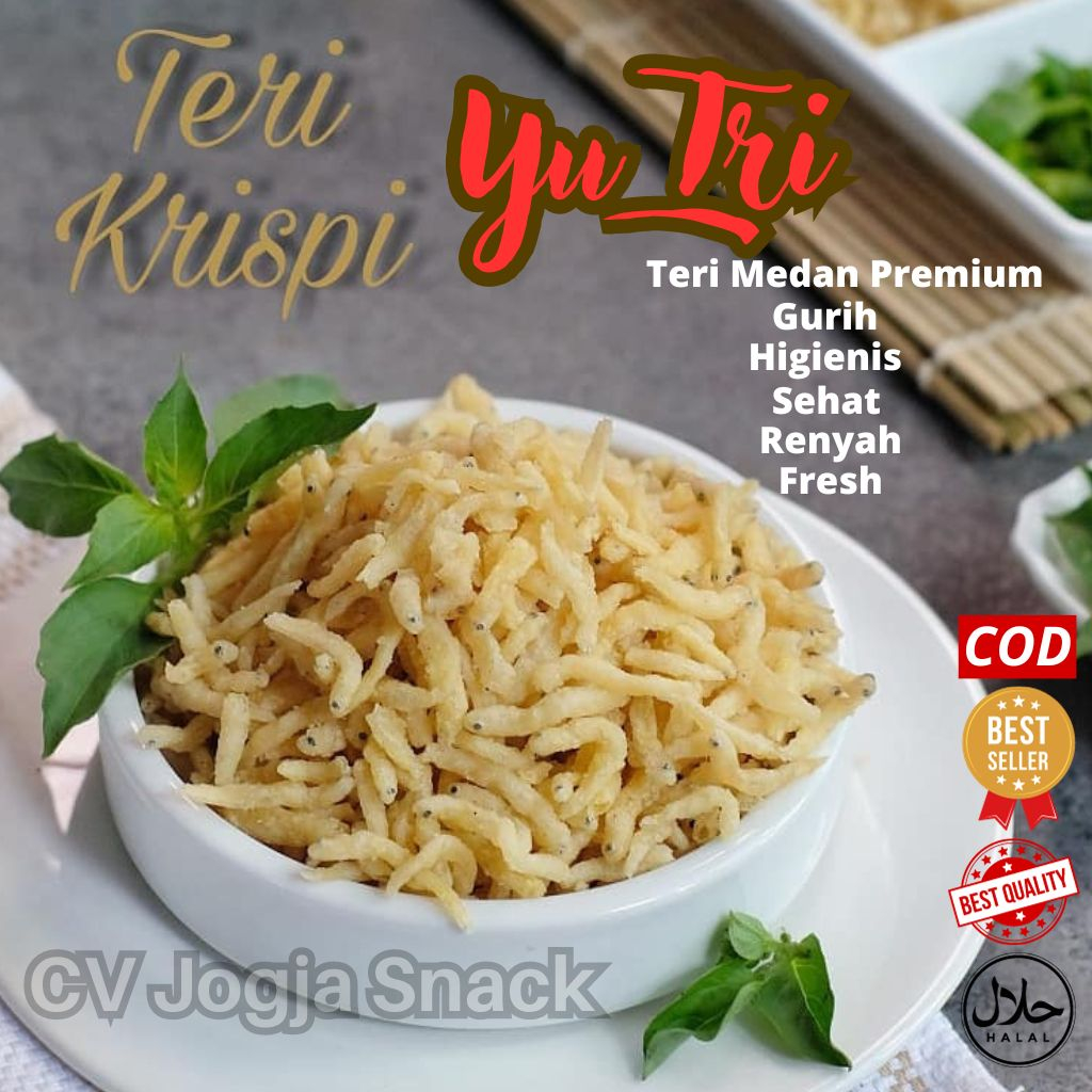 Jual TERI CRISPY MPASI 200 GRM NON MSG RENYAH KRIUK GURIH TERI MEDAN ...