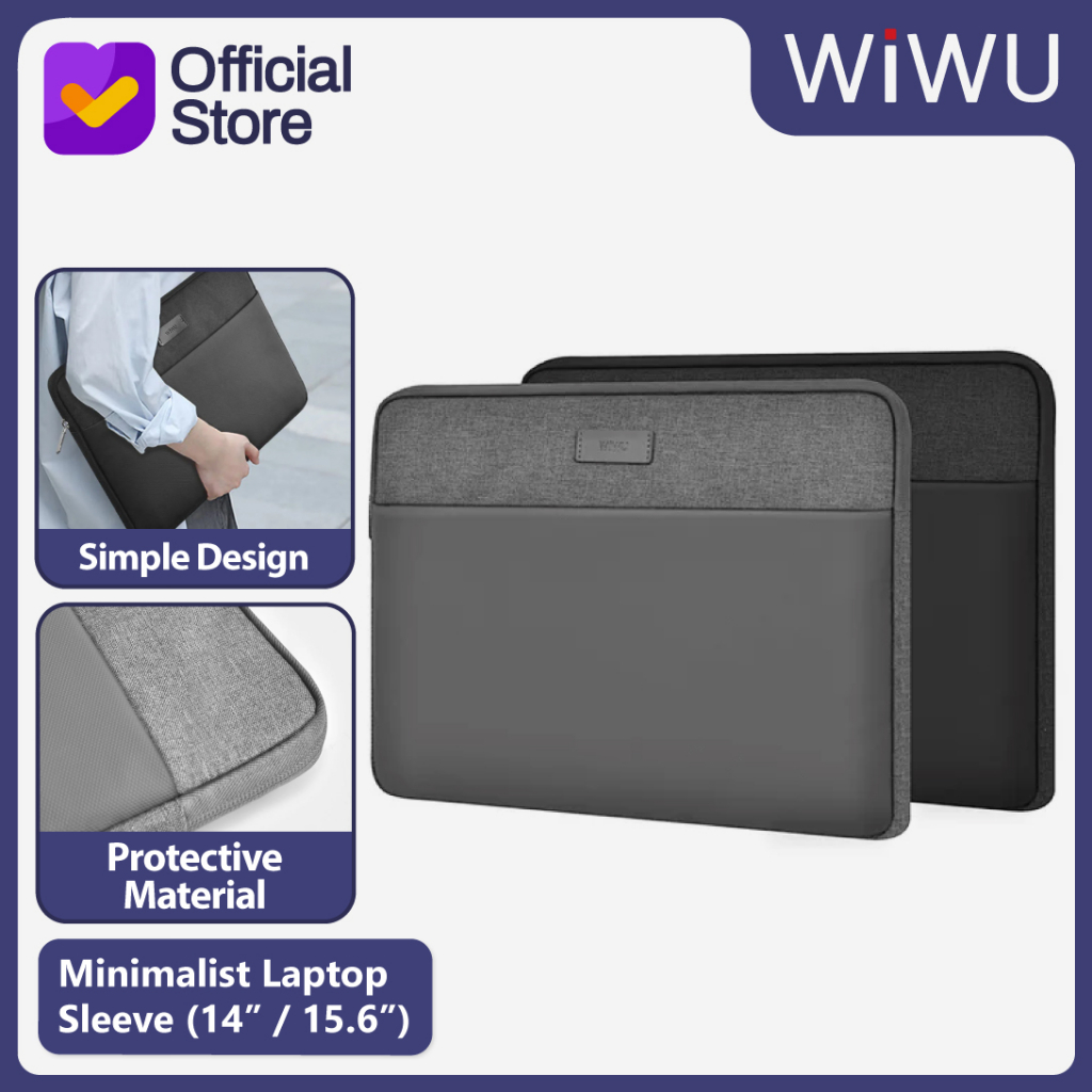 Jual WiWU Laptop Sleeve Minimalist 14" / 15.6" for MacBook / Notebook ...